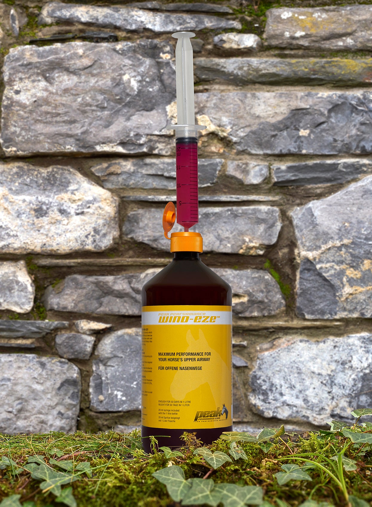 WIND-EZE-Effective Horse Cough Syrup| Breathing Equine Supplement ...